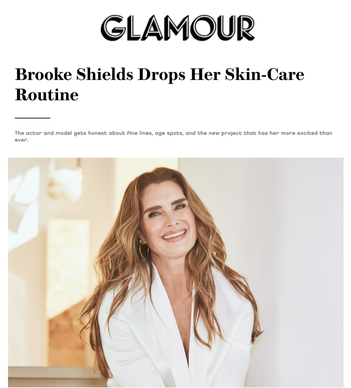 Brooke Shields Shares Her Must-Have MACRENE Actives Products! – DR. MACRENE actives