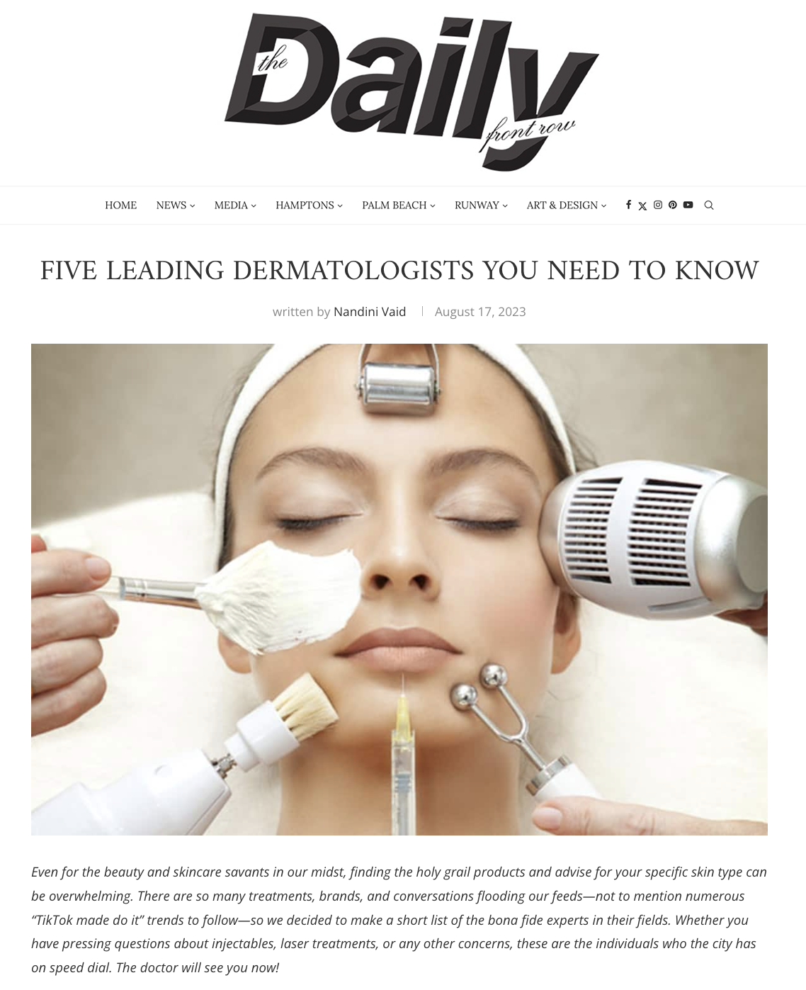 Five Leading Dermatologists You Need To Know – DR. MACRENE actives